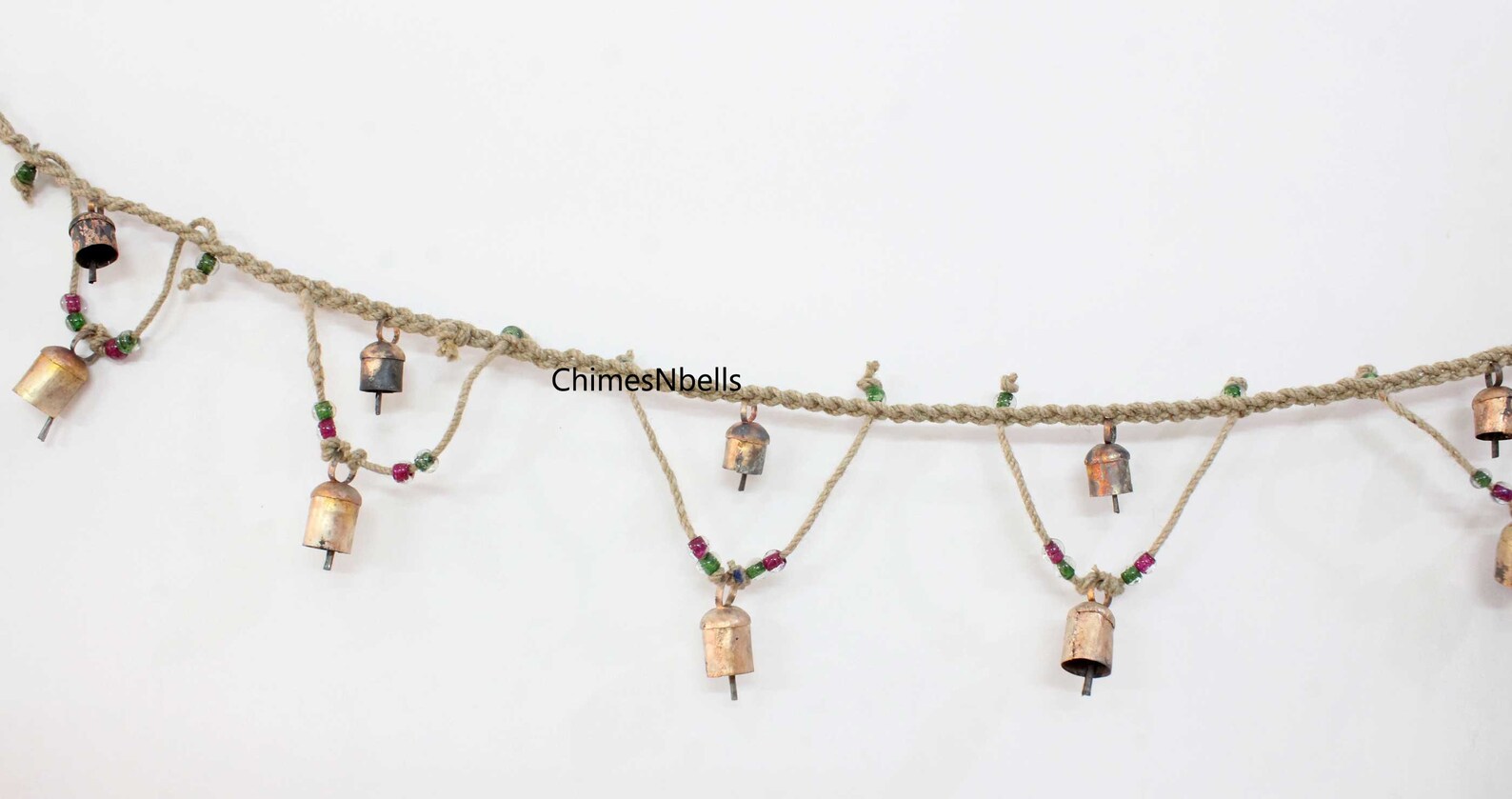 12 Vintage Tin Bells Hanging Vintage Decor Garden Outdoor - Etsy