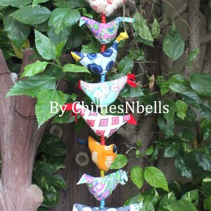 15 Tota Bird Bells 100 Cm Length Prosperity Hens Mobile String Boho ...