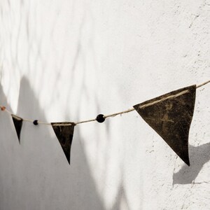 Recycled Iron Metal Flags Party Decoration Bunting , With Multicolour ...