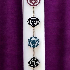 7 Chakras Wall Art, Chakras Wall Décor, Chakras Toran , Chakras Wall ...
