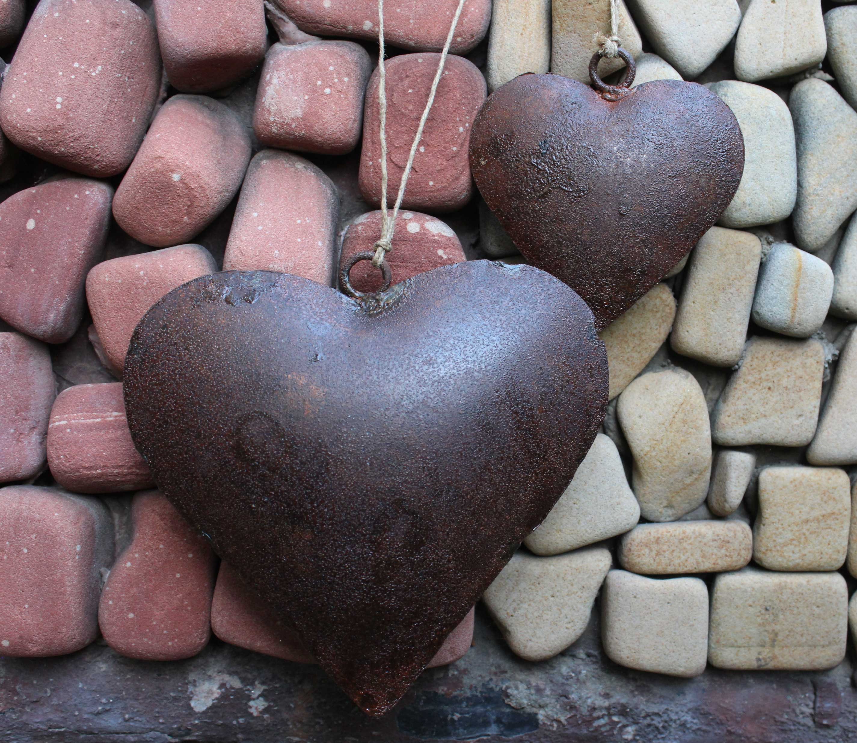 Antique Rustic Metal Heart Wall Hanging Ornaments Gifts - Etsy