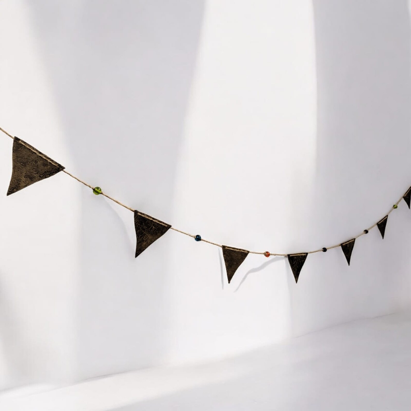 Recycled Iron Metal Flags Party Decoration Bunting , With Multicolour ...