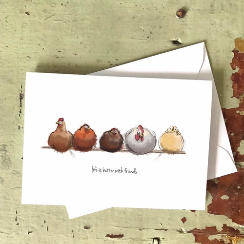 Just Chicken in on You Funny Greeting Card - Etsy