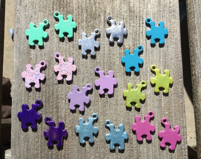 Puzzle Piece Tokens 18 Pieces - Etsy