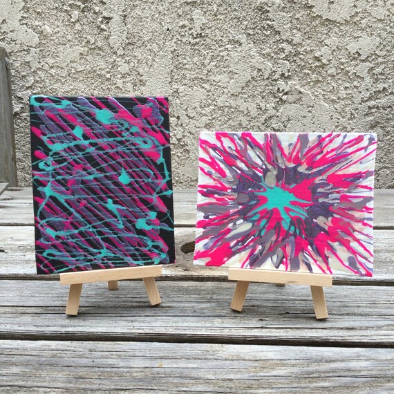 Drip and Pour Decor Painting Set - Etsy