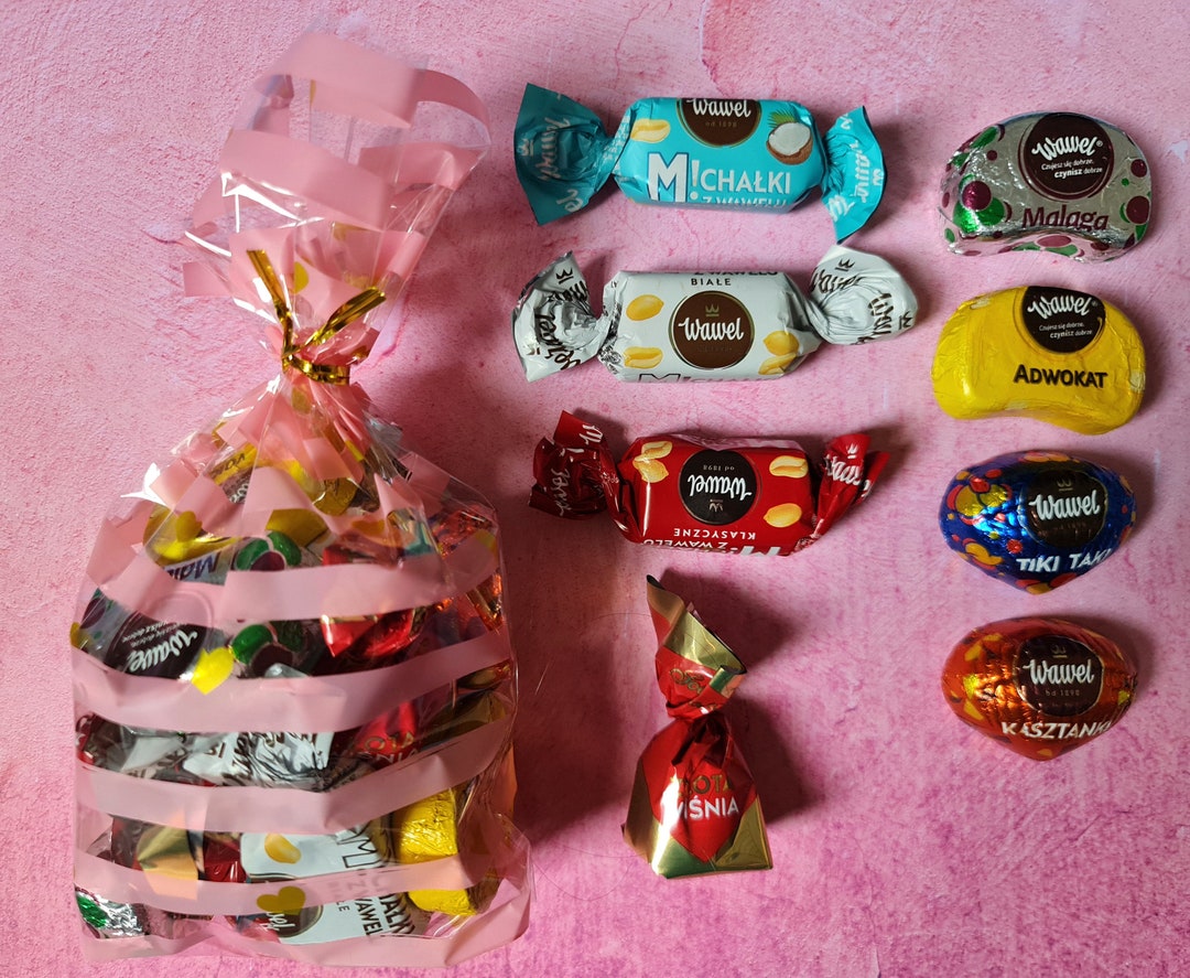 Favour Bags Polish Chocolates Kasztanki, Tiki Taki, Malaga, Michalki ...