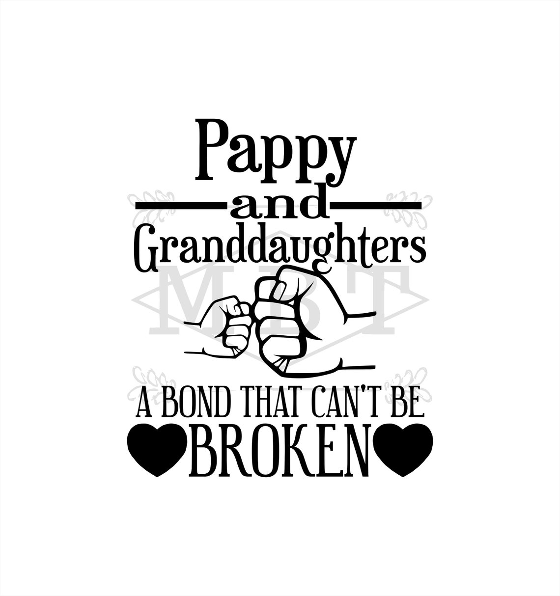 INSTANT DOWNLOAD Pappy and Granddaughters Svg Png Cut File for Cricut ...
