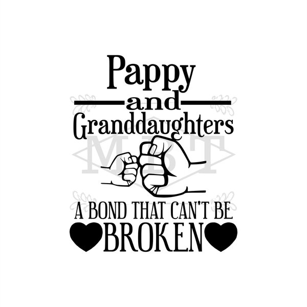 Pappy and Granddaughter Png - Etsy