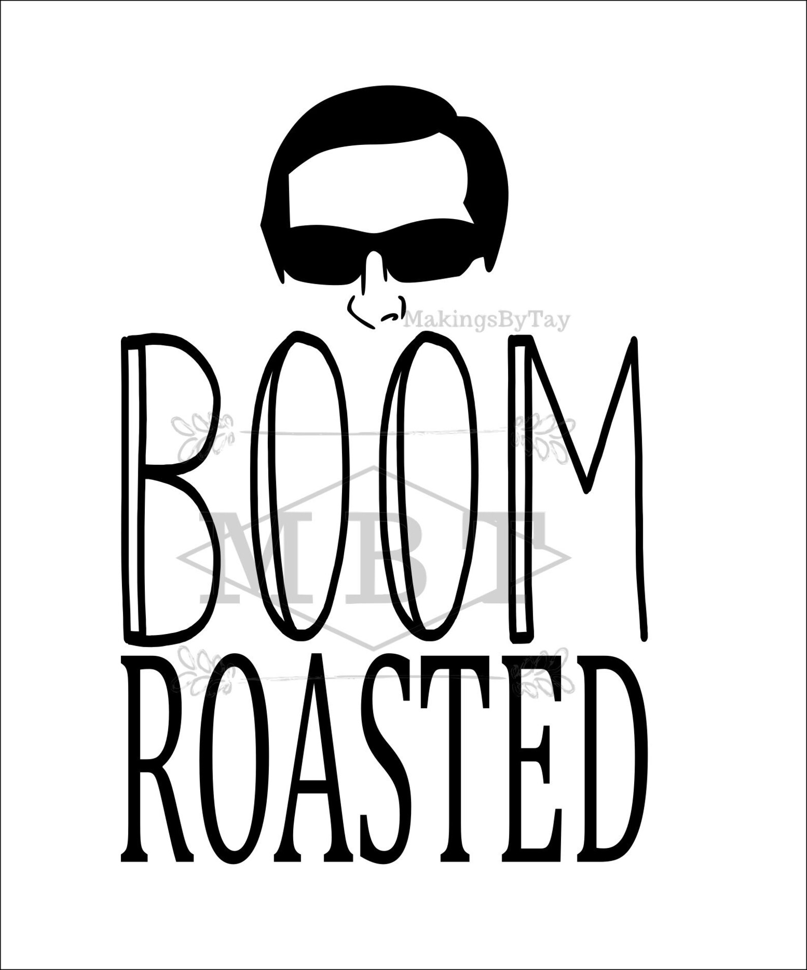 INSTANT DOWNLOAD the Office Michael Scott Boom Roasted Svg Png - Etsy