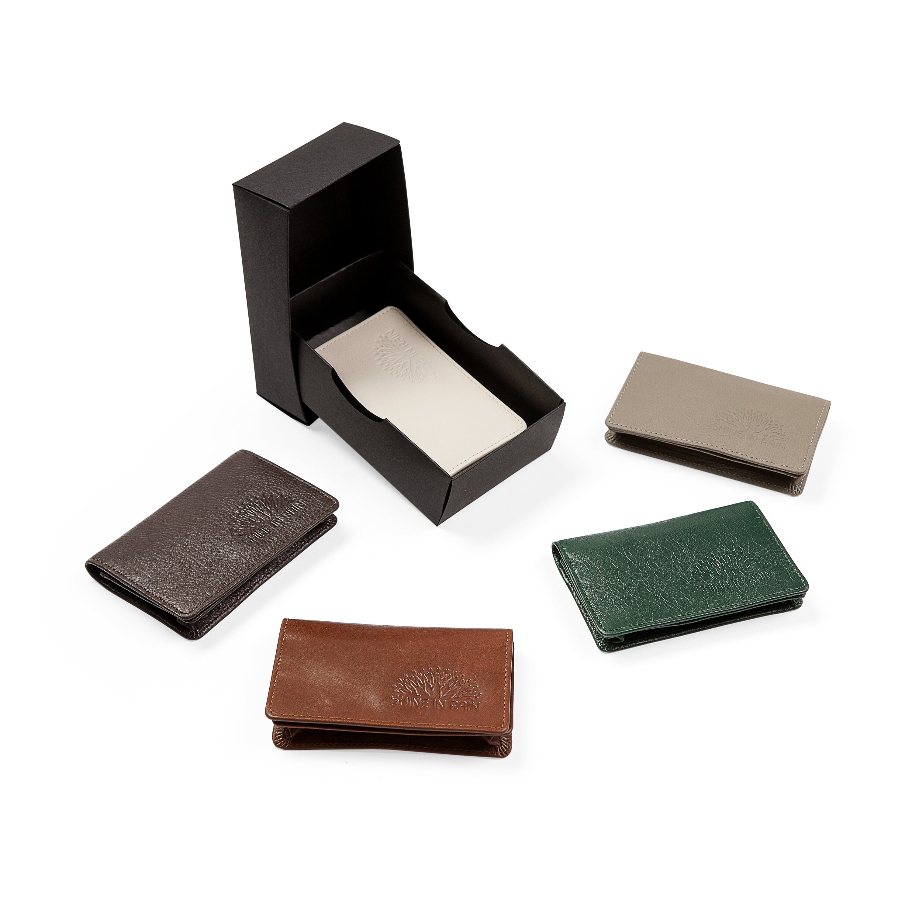 Gray Cardholder Gift for Dad Business Gift Card Case - Etsy