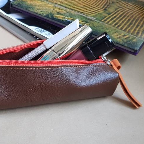 Pencil Case, Makeup Bag, Pencil Case, Thin Makeup Bag, Gift for Her ...