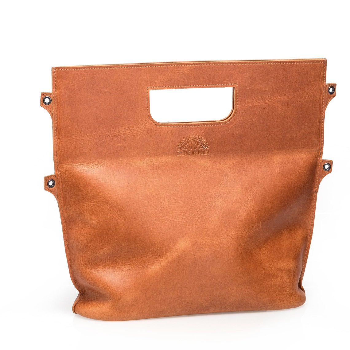 Rustic Style Leather Bag, Ethnic Style Bag, Brown Cross Body Bag ...