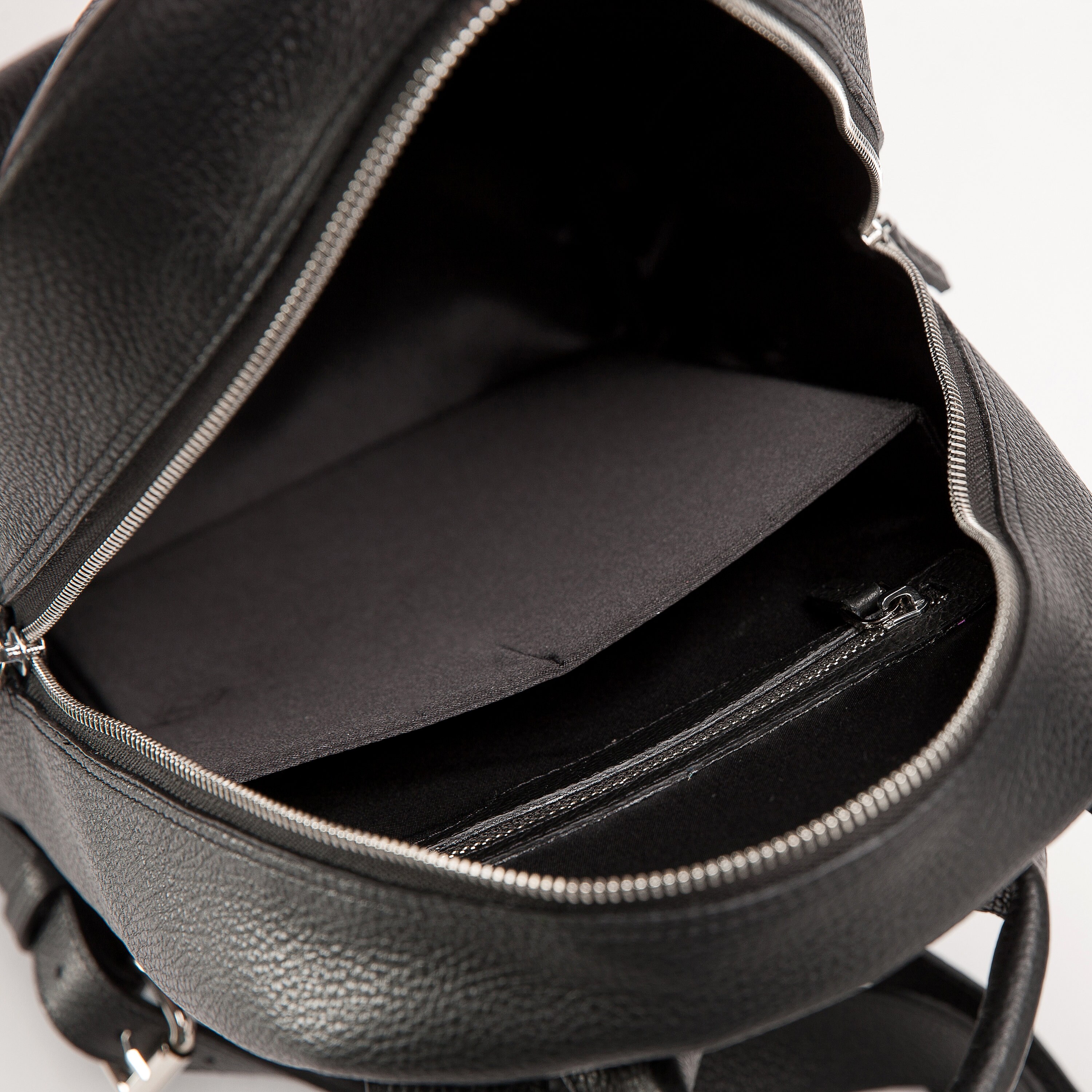 Black Leather Backpack, Leather Rucksack, Women Backpack, Genuine ...