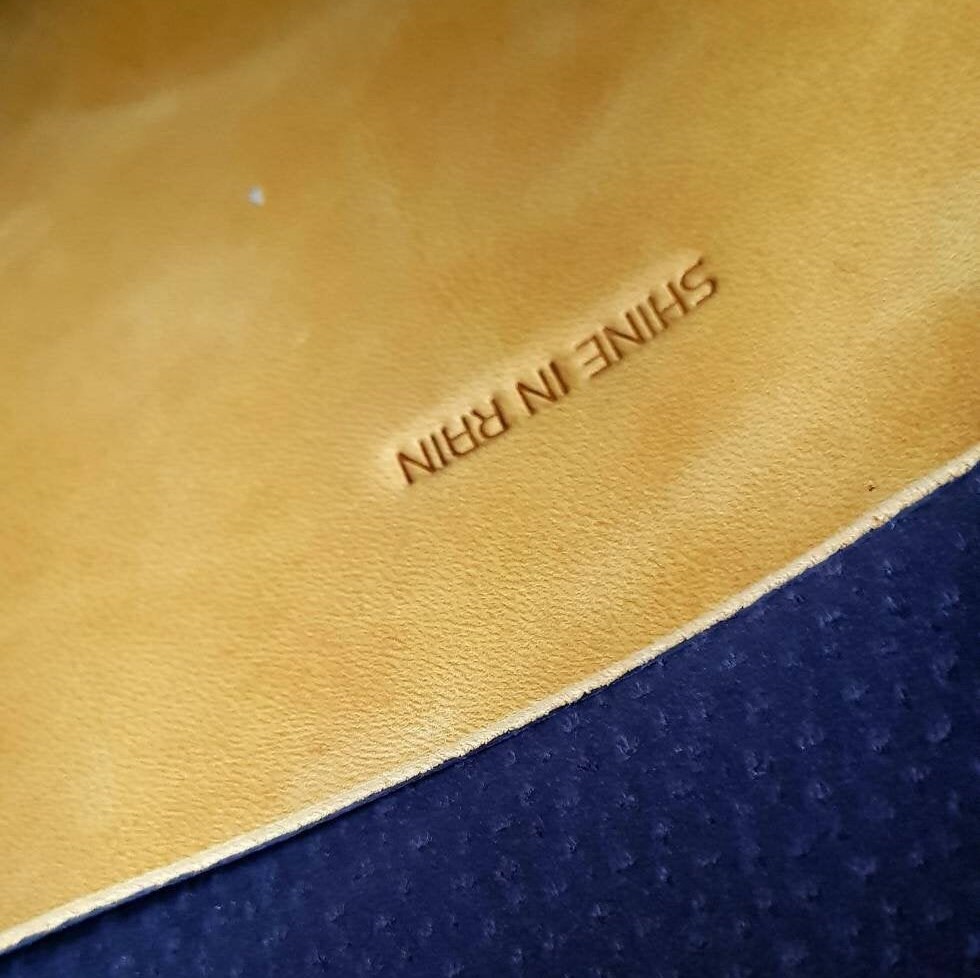 Yellow Round Leather Handbag, Minimalist Leather Handbag, Classic ...