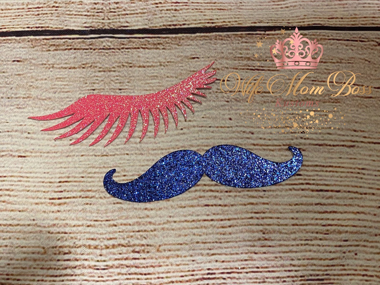 Lashes and Staches Gender Reveal Pins/clips, Boy or Girl, Gender Reveal ...