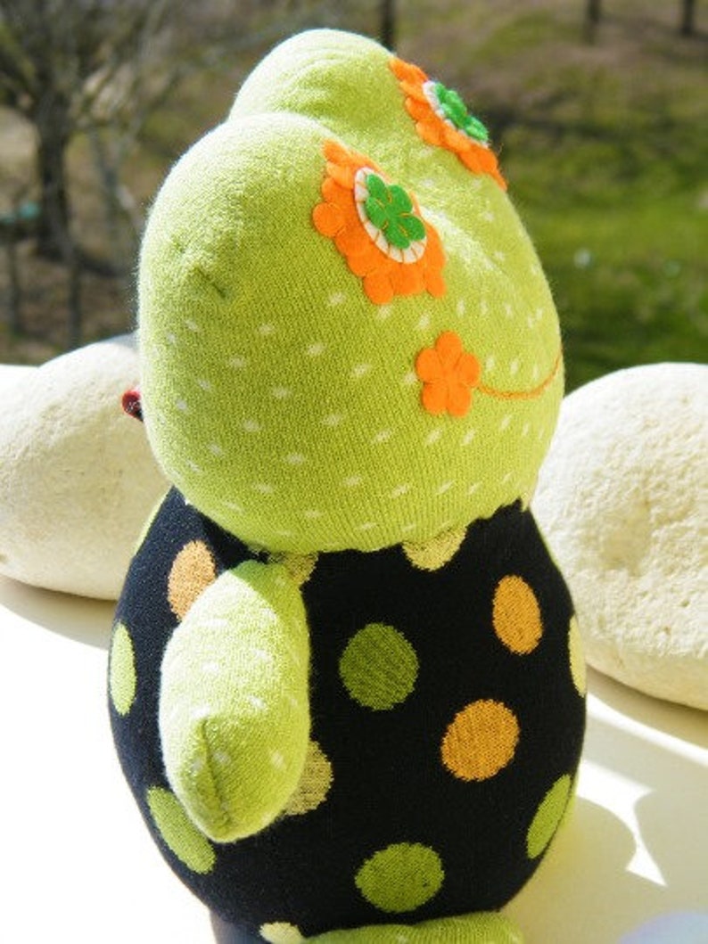 Unique Cute Sock Handmade Frog Doll - Etsy