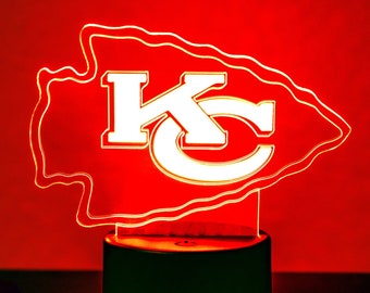 Kansas City Chiefs LED Neon Sign Size 8x12 - Etsy