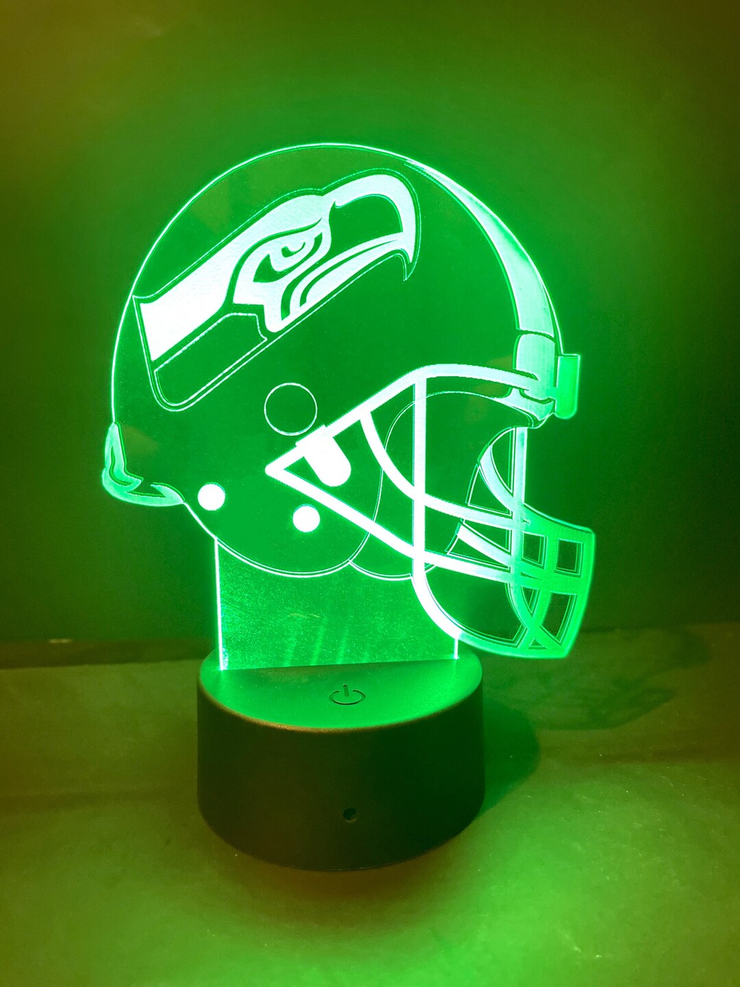 Seattle Seahawks Light-up Helmet W/ Color Changing LED Remote - Etsy