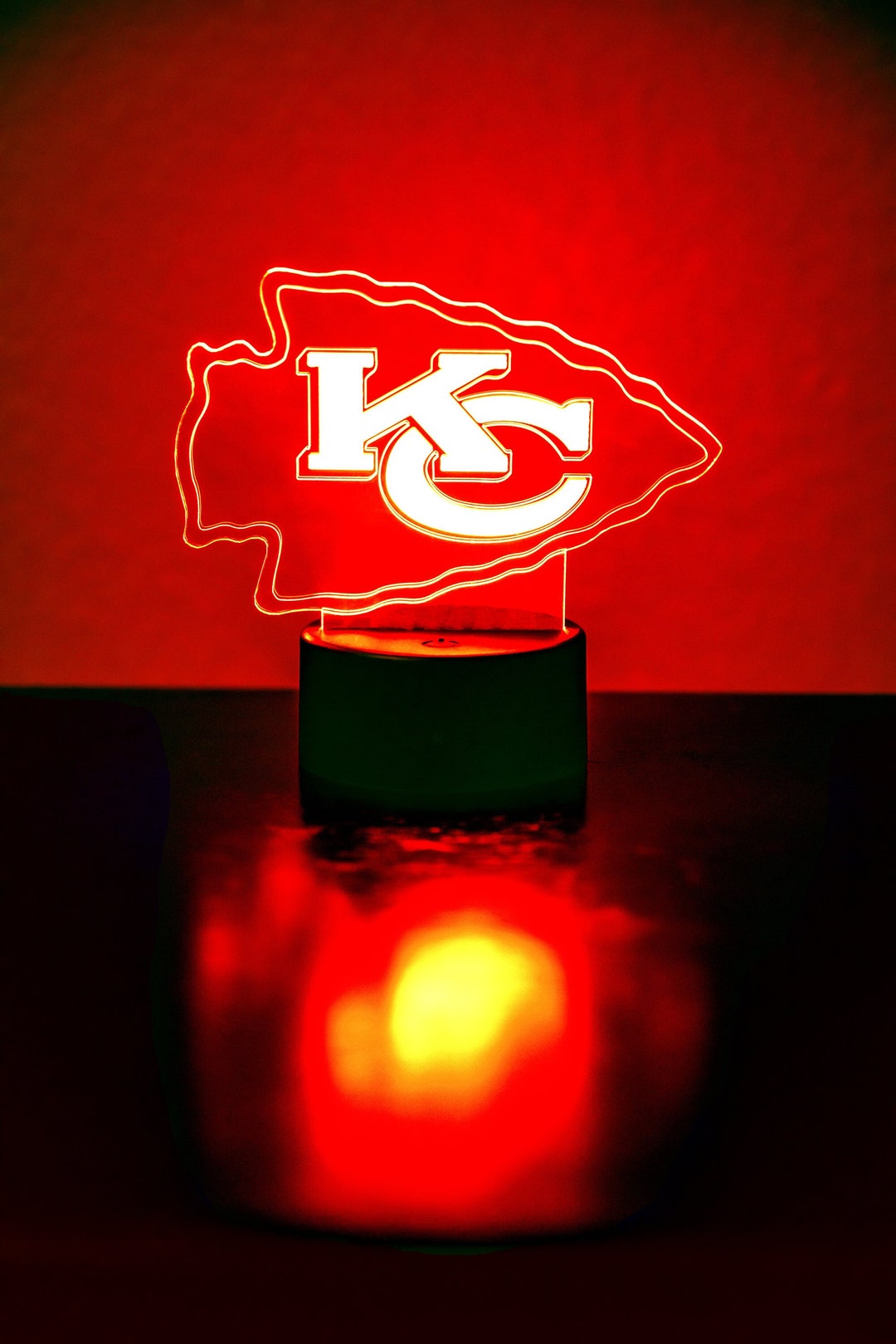 Kansas City Chiefs Light-up Sign – 16-color Remote-controlled LED Night ...
