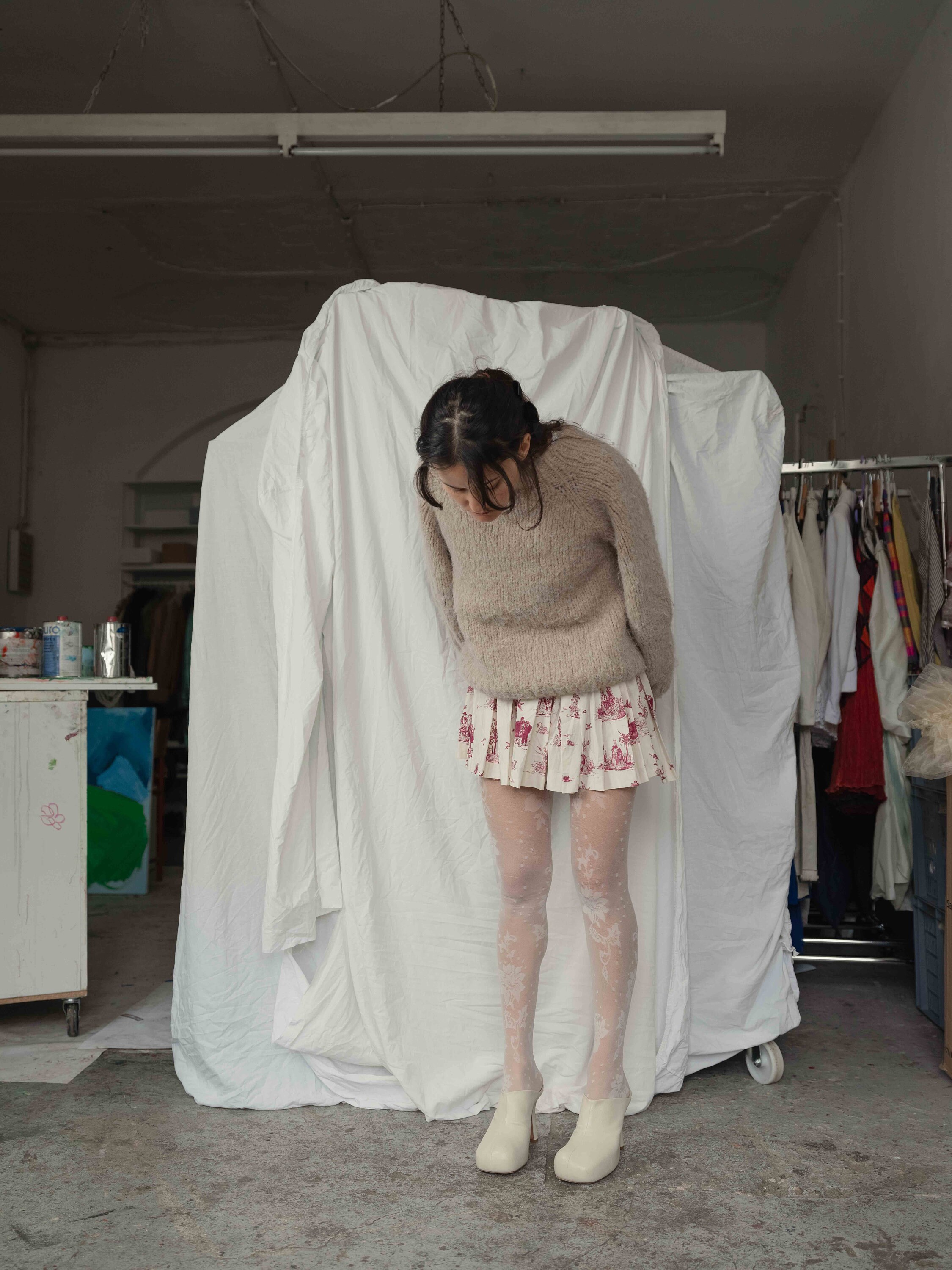 Bottega Cream Leather Platform Clogs Size 38 - Etsy