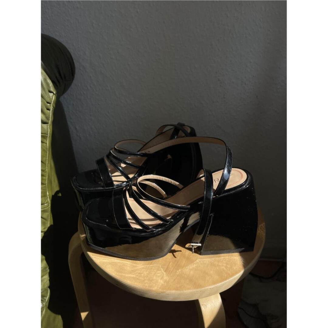 Nodaleto Bulla Chibi Patent Leather Platform Sandal Size 39 - Etsy