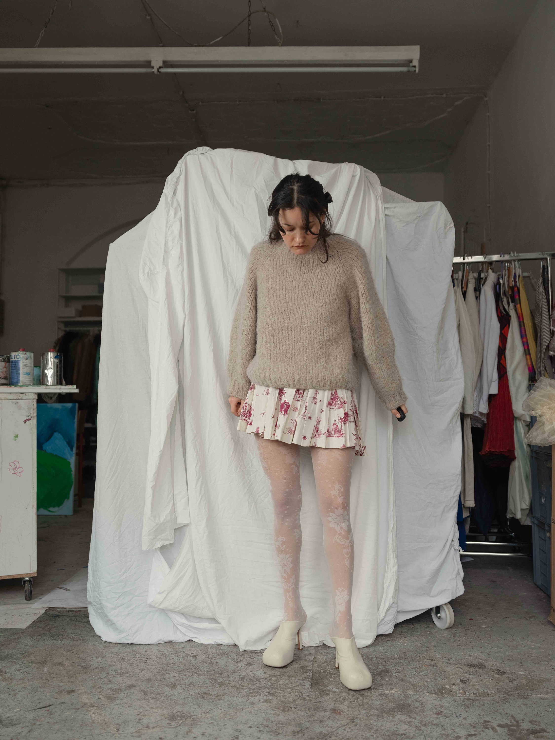 Bottega Cream Leather Platform Clogs Size 38 - Etsy