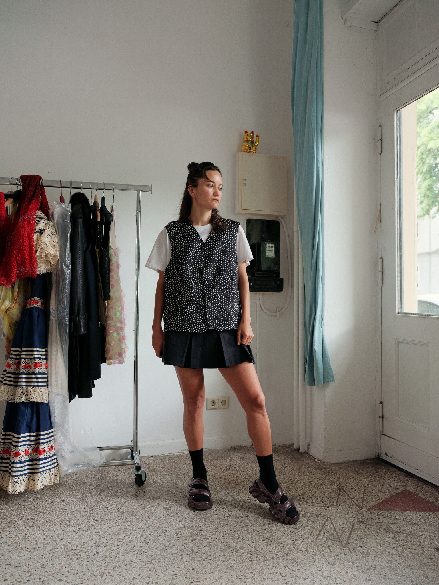 Alphabet Soup Black Silk Waistcoat Vest M-L - Etsy