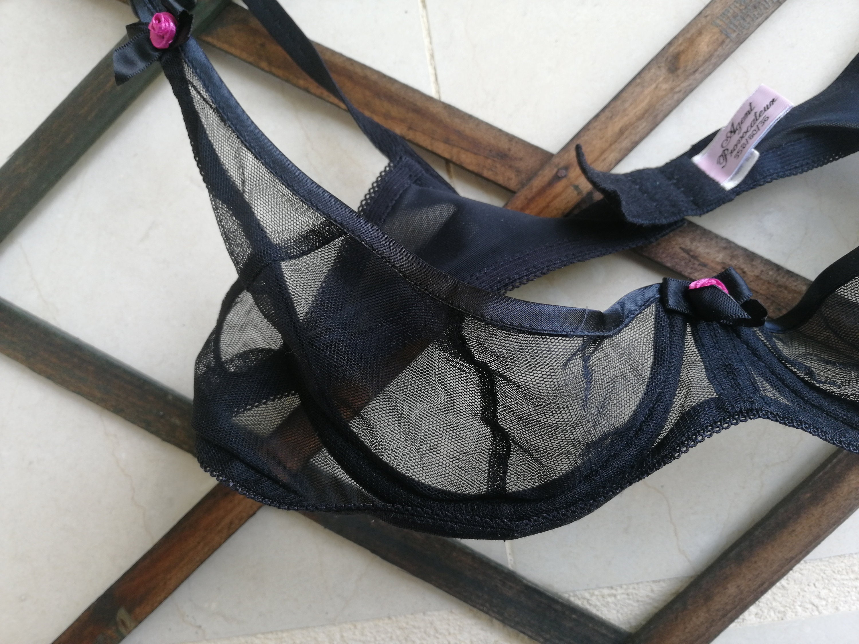 Original 90s Agent Provocateur Open See Through Mesh, Nylon Unused ...