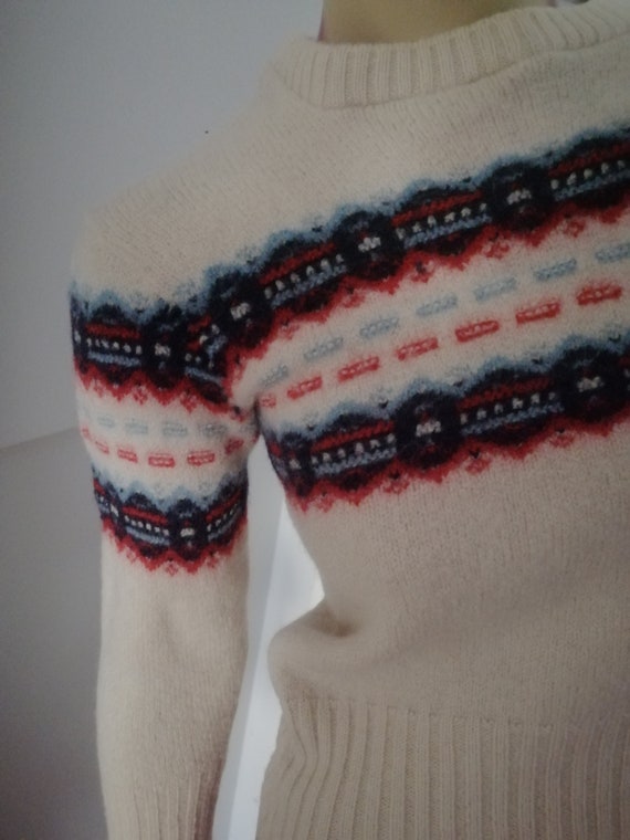 Vintage 1950s Jumper real wool Made in Canada Size Ex… - Gem
