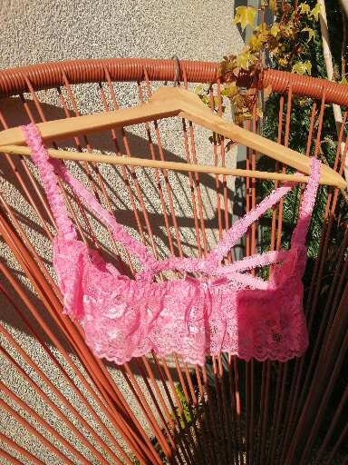 Vintage 1980s Pink Lace Open Half Cup Bra Deadstock Unused - Etsy