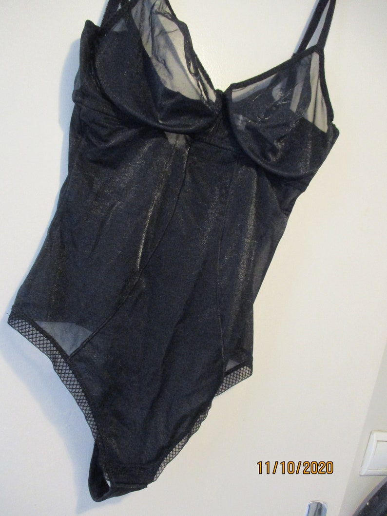 Vintage 1990S Gossard Thong Sheer Bodysuit UK 34D/FR90D/EURO 75D - Etsy
