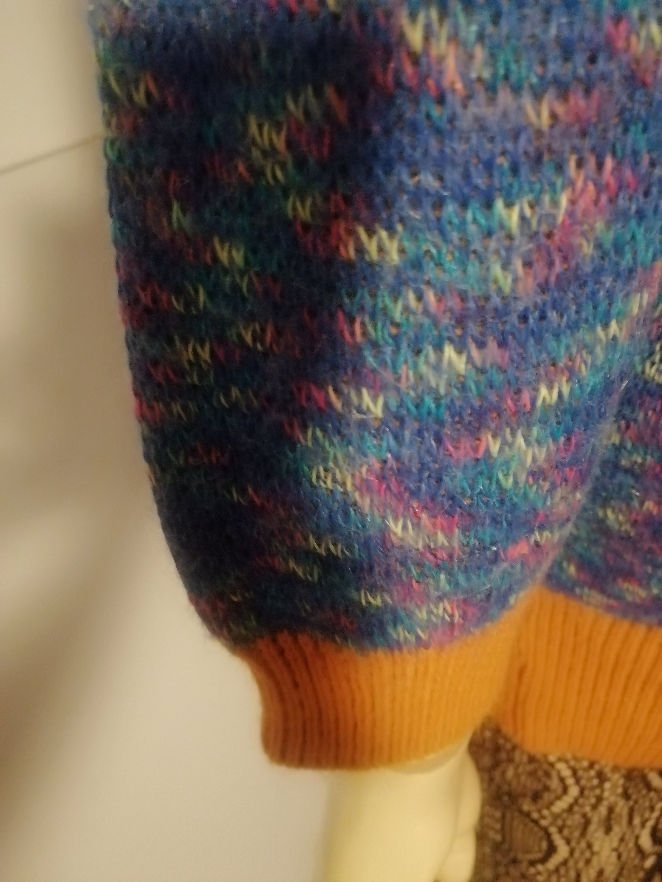 Vintage 1980s French Horse Wool Jumper by Pulsion Paris Made in France ...