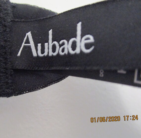 Vintage New French Aubade Black Lace Bra 32A - Gem
