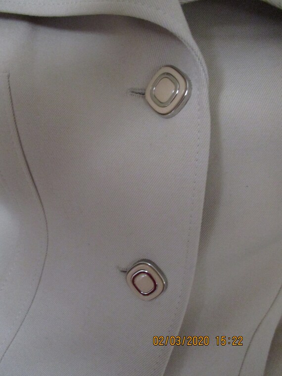 Vintage 1960S French Mod Coat/Mac /Trench Coat Size 1… - Gem