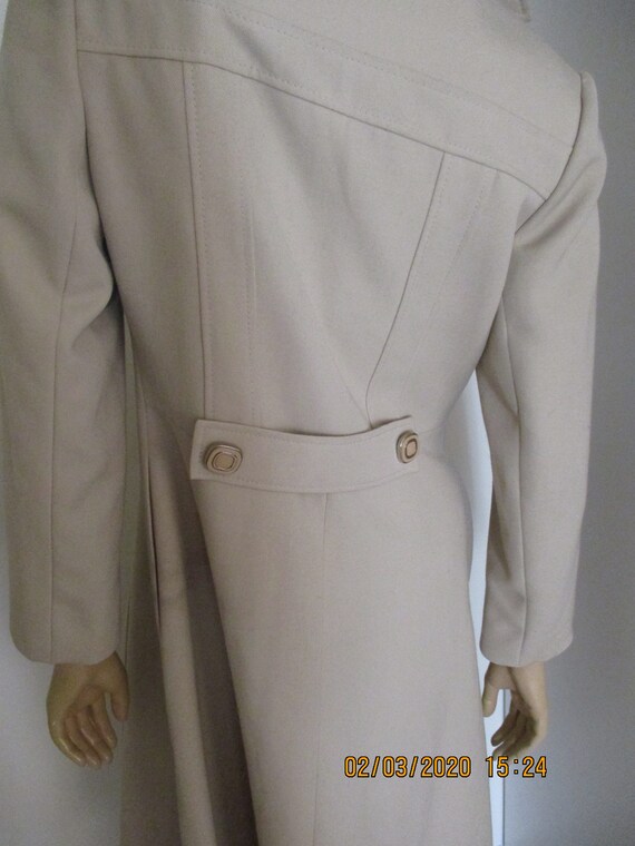 Vintage 1960S French Mod Coat/Mac /Trench Coat Size 1… - Gem