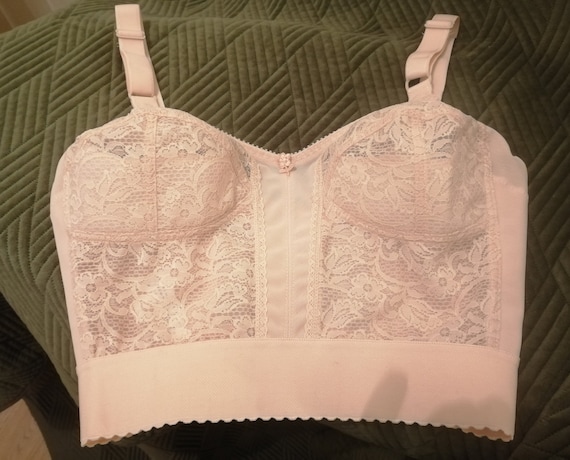 1940s /50s Cream original Corset /Bra /Barlet /Burles… - Gem