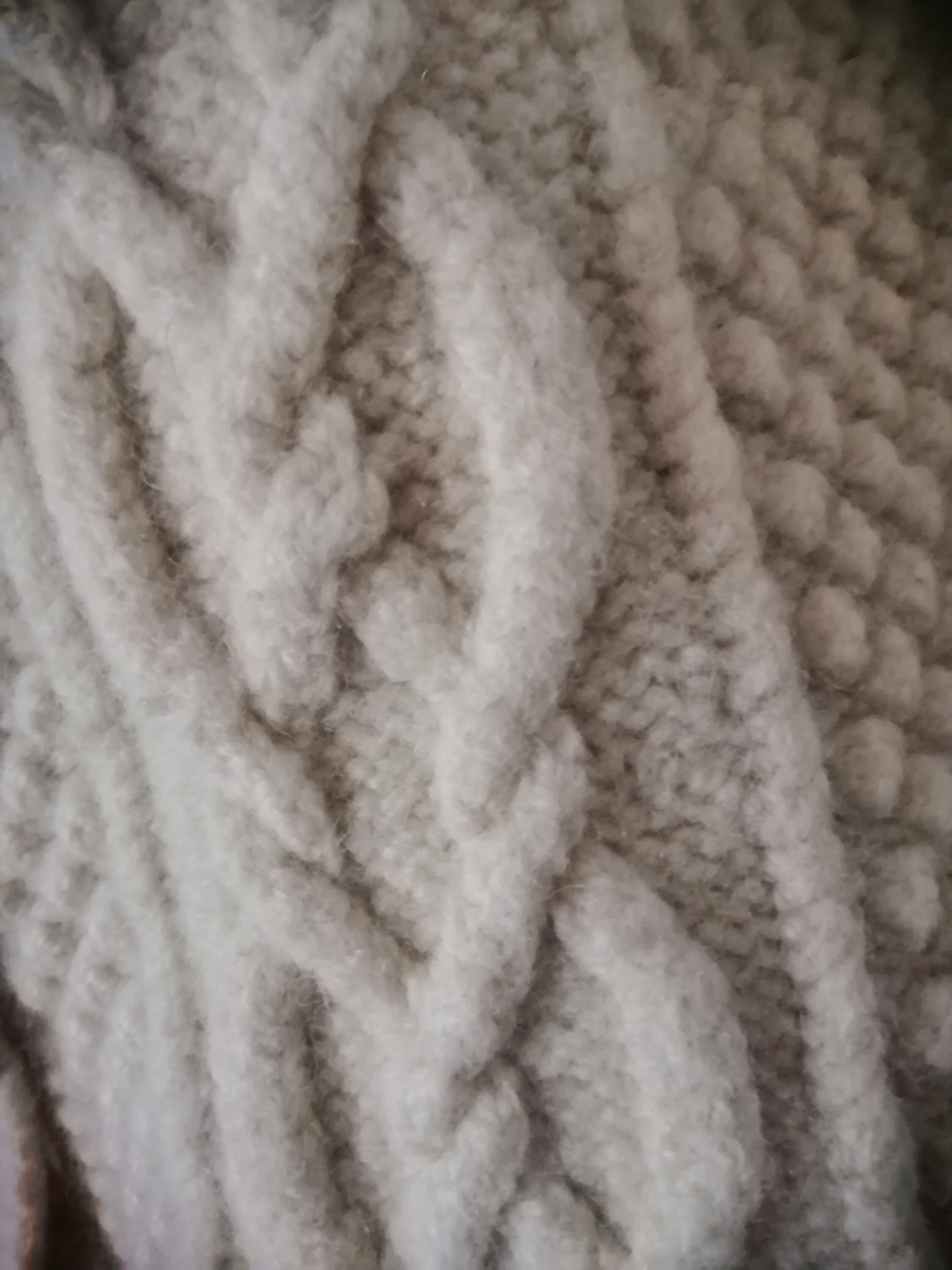 Vintage 1970s, Hand Knitted Irish Arron Huge Big Wooden Buttons and 70s ...