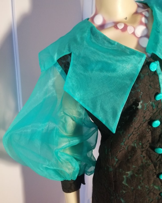 Vintage original 70s/80s butterfly Collar, Huge puff … - Gem