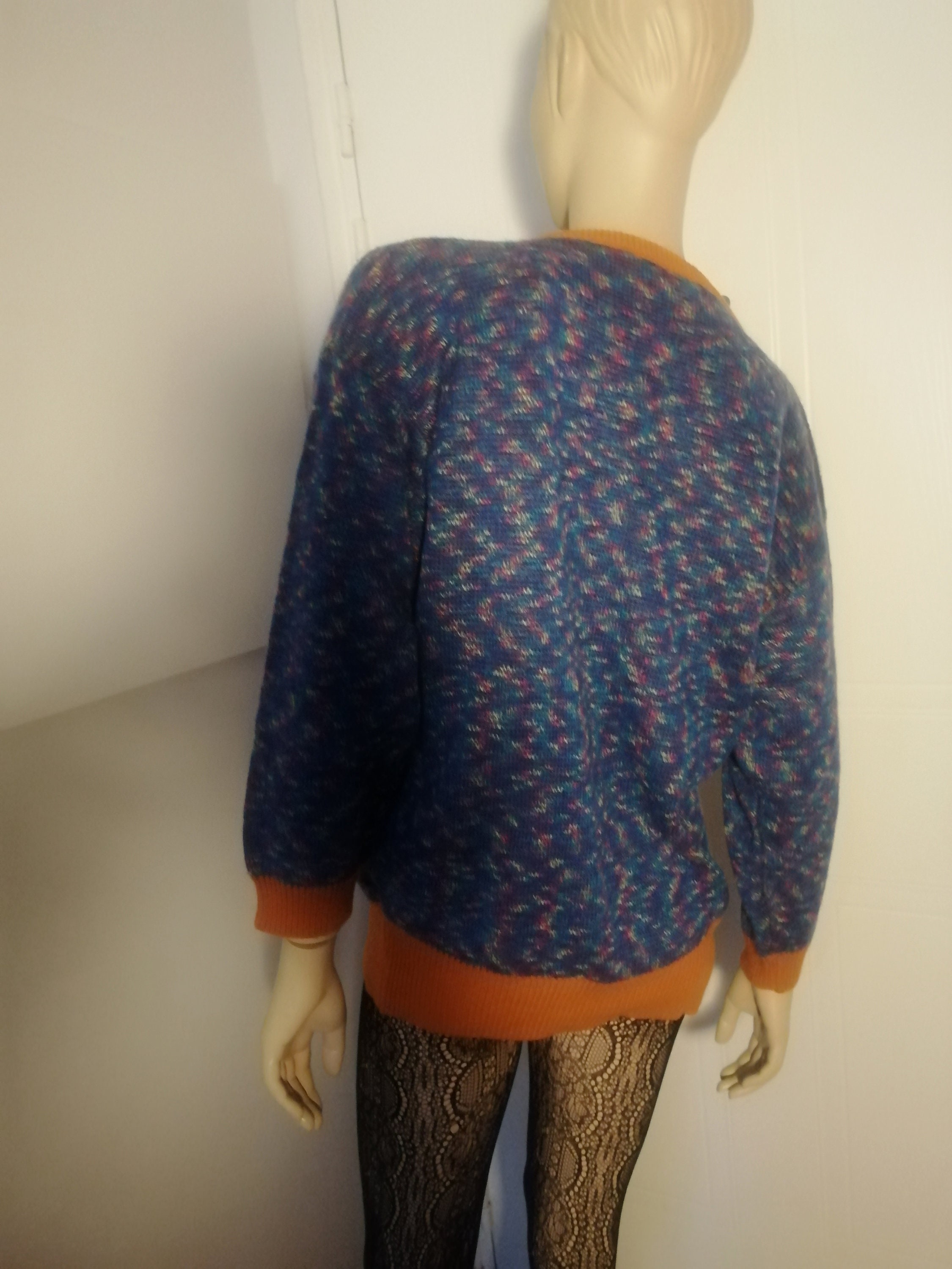 Vintage 1980s French Horse Wool Jumper by Pulsion Paris Made in France ...