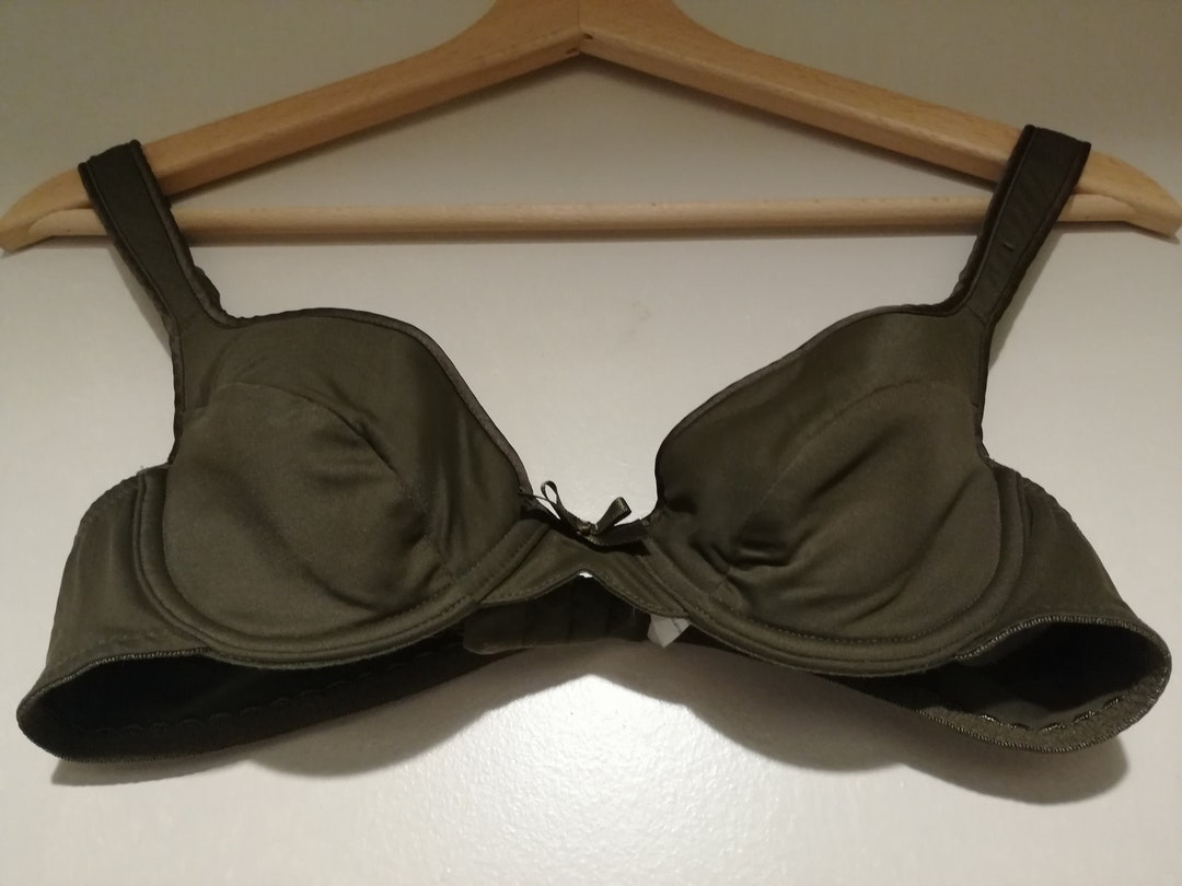 Vintage 1990's French Chantelle Bra Dark Green UK 34A - Etsy