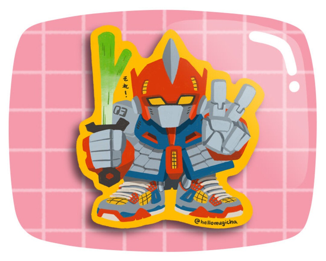 Negi V Sticker - Etsy