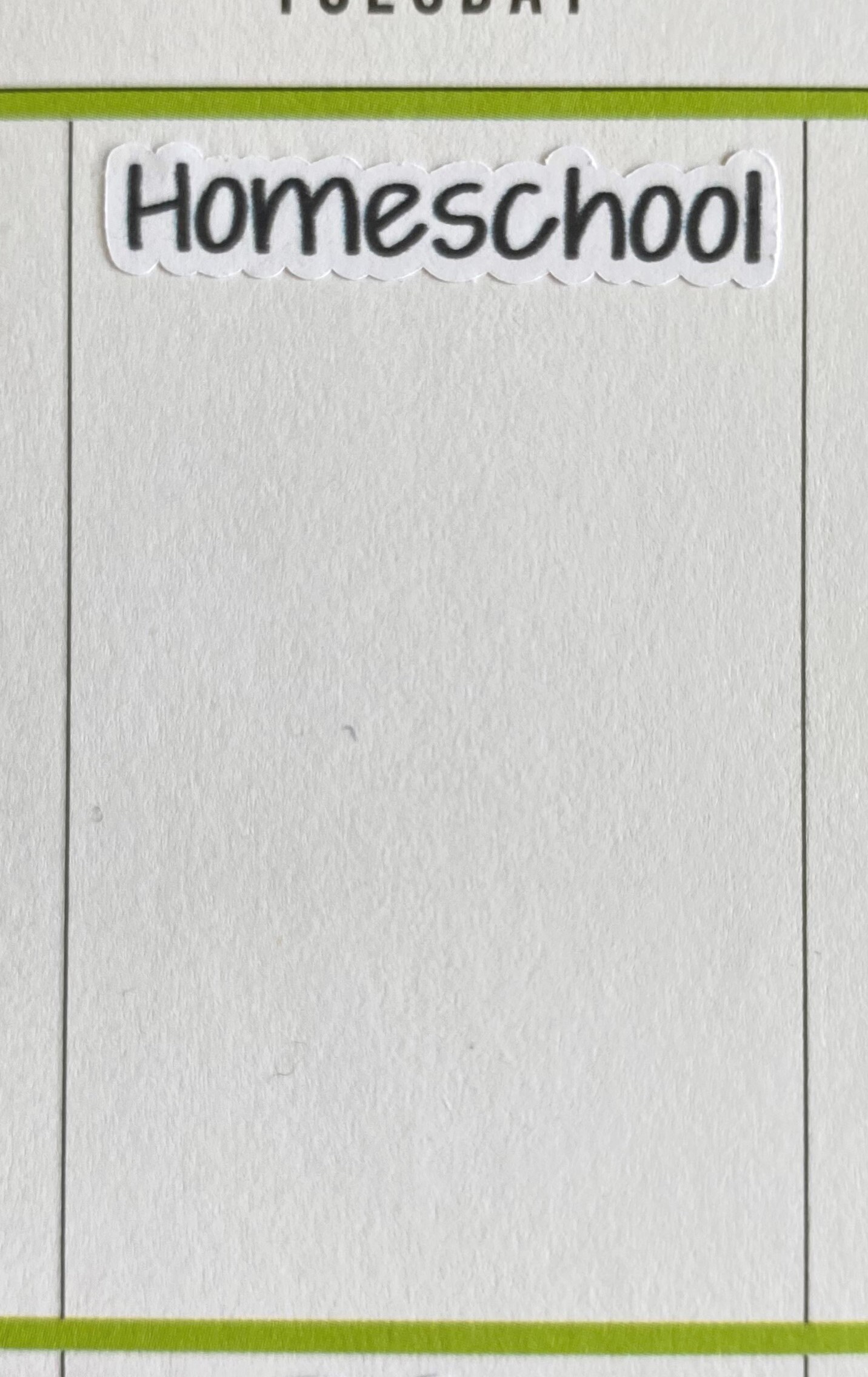 Homeschool Planner Sticker Script Stickers in Jenplans Font - Etsy