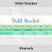 Debt Tracker Choose Your Pattern Budget Planner Stickers - Etsy
