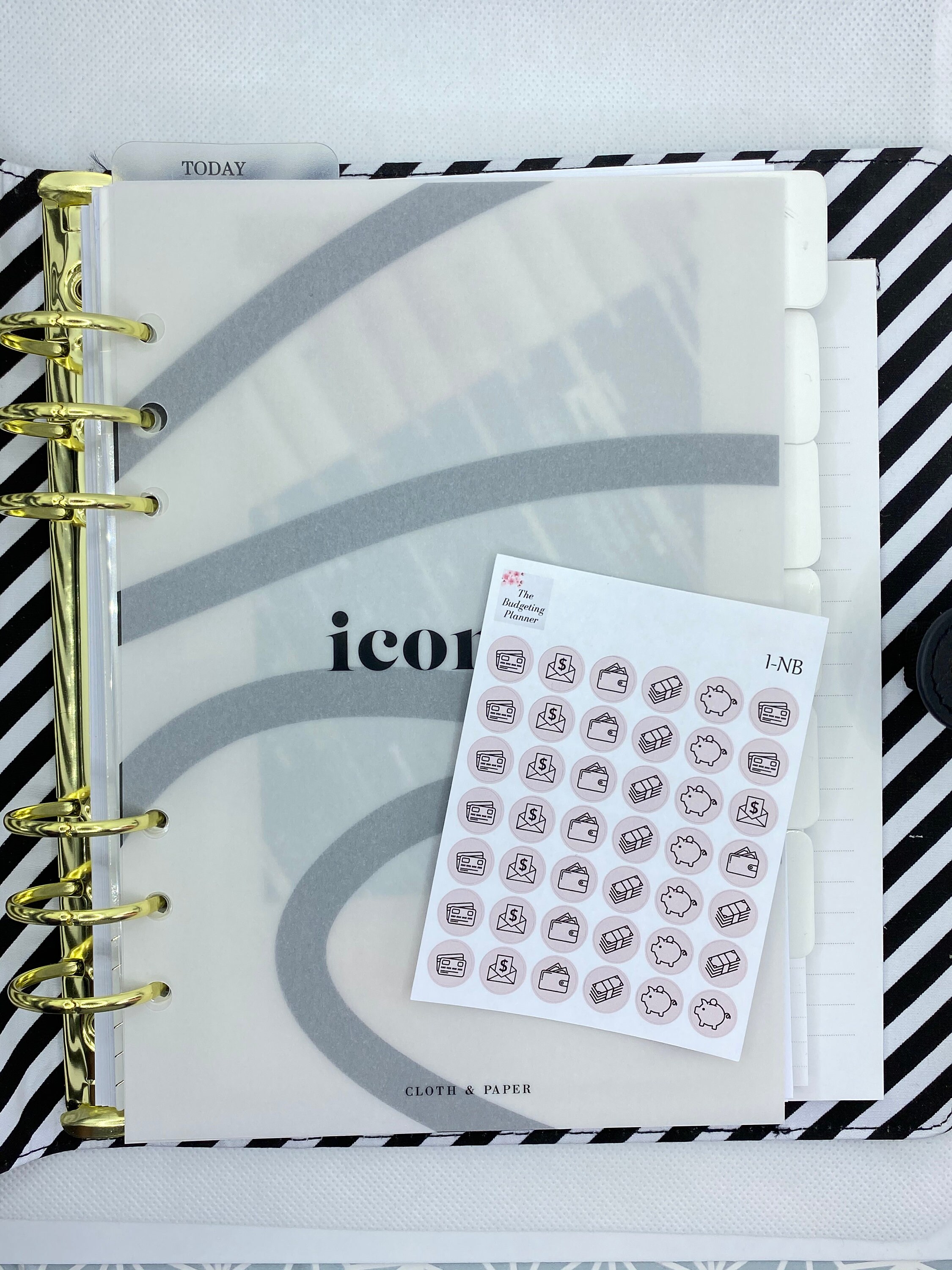Planner Icon Stickers Budget Planner Stickers Icon Stickers - Etsy