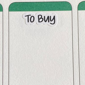 Custom Script Stickers - Planner Stickers With Your Choice of Script in ...