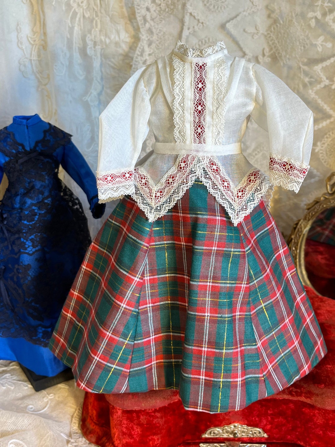 Pretty Christmas Dress Set Fashion Dolls - Etsy