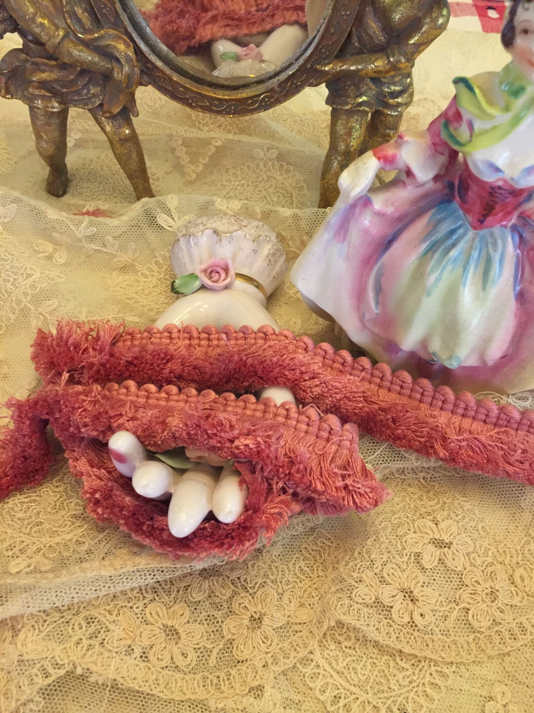 Gorgeous Rose Pink Cotton Fringe - Etsy