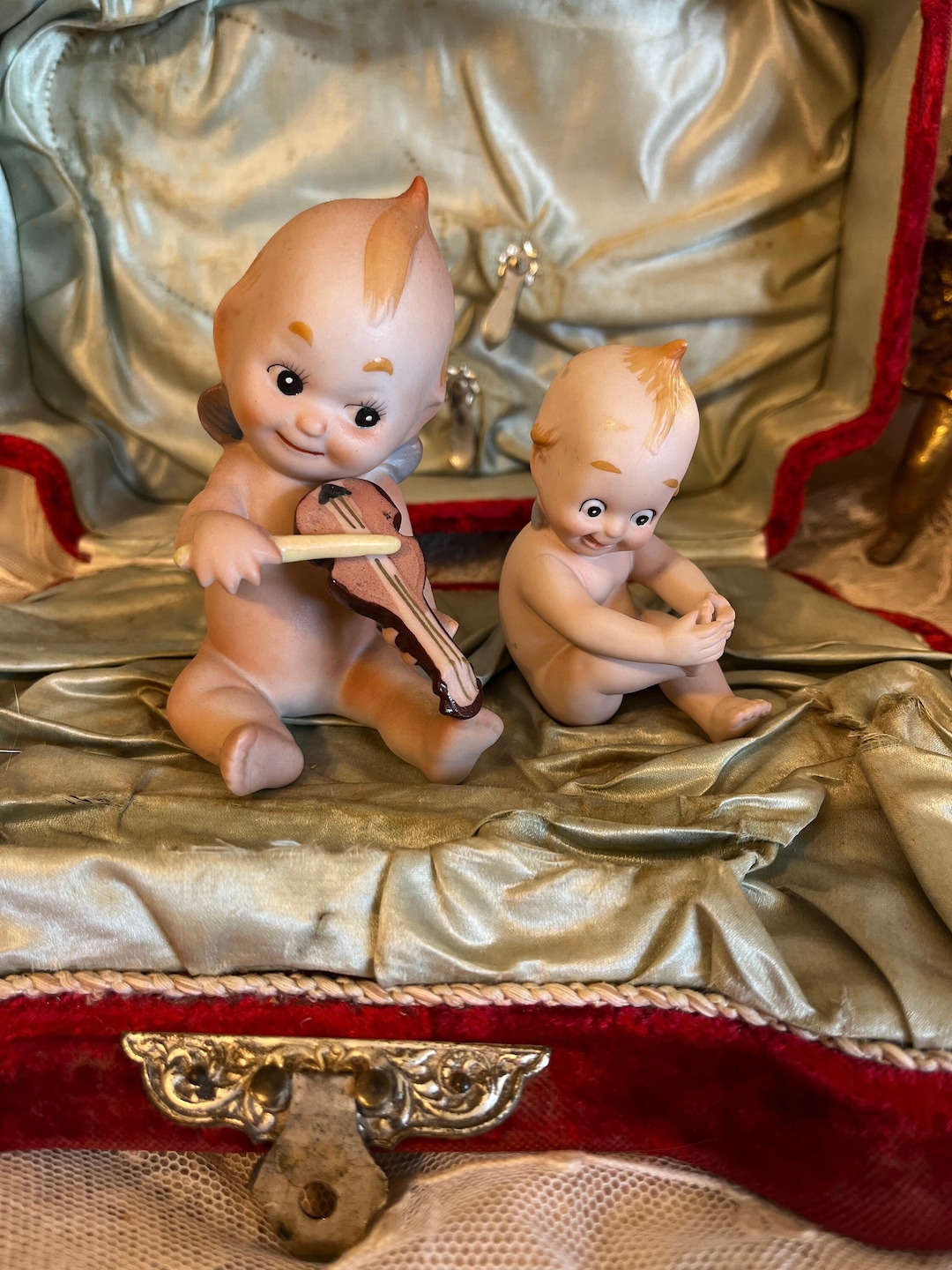 Two Cute Vintage Porcelain Kewpies - Etsy