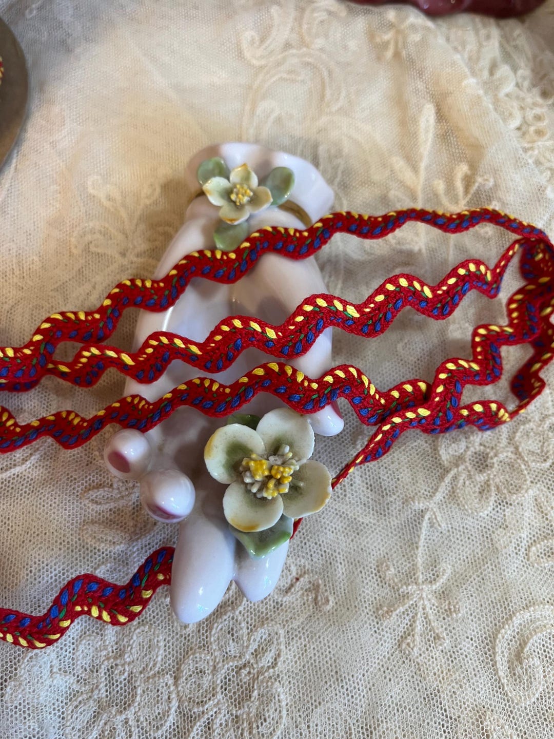 Festive Vintage Embroidered Rick Rack - Etsy