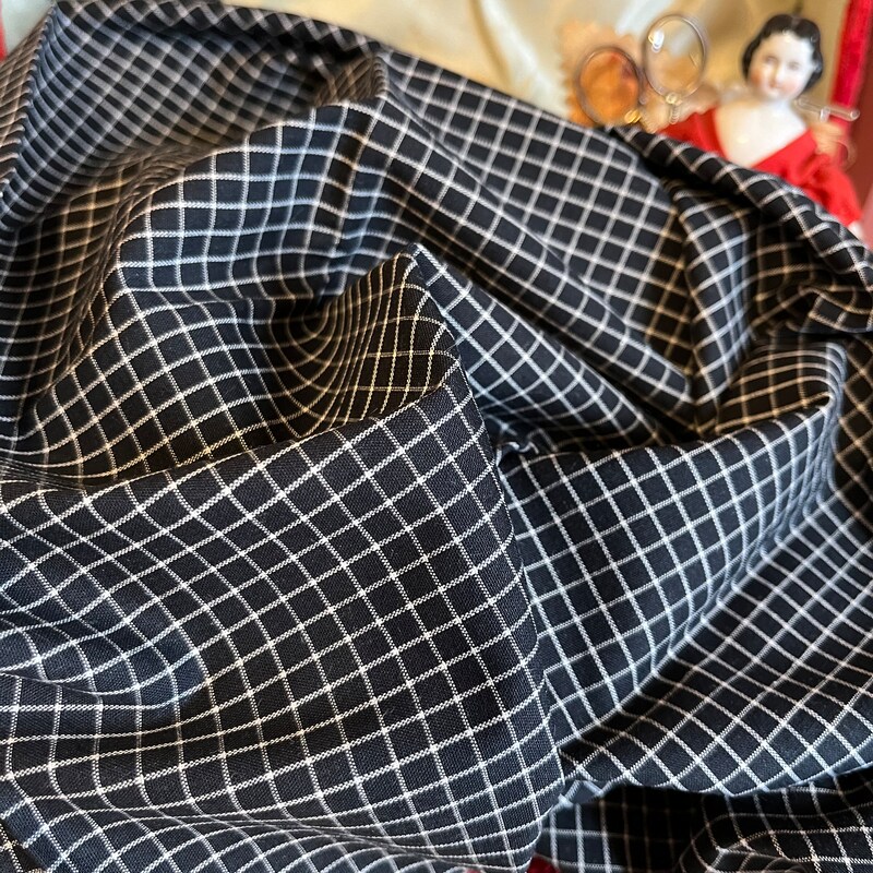 Black Windowpane Curtains - Etsy